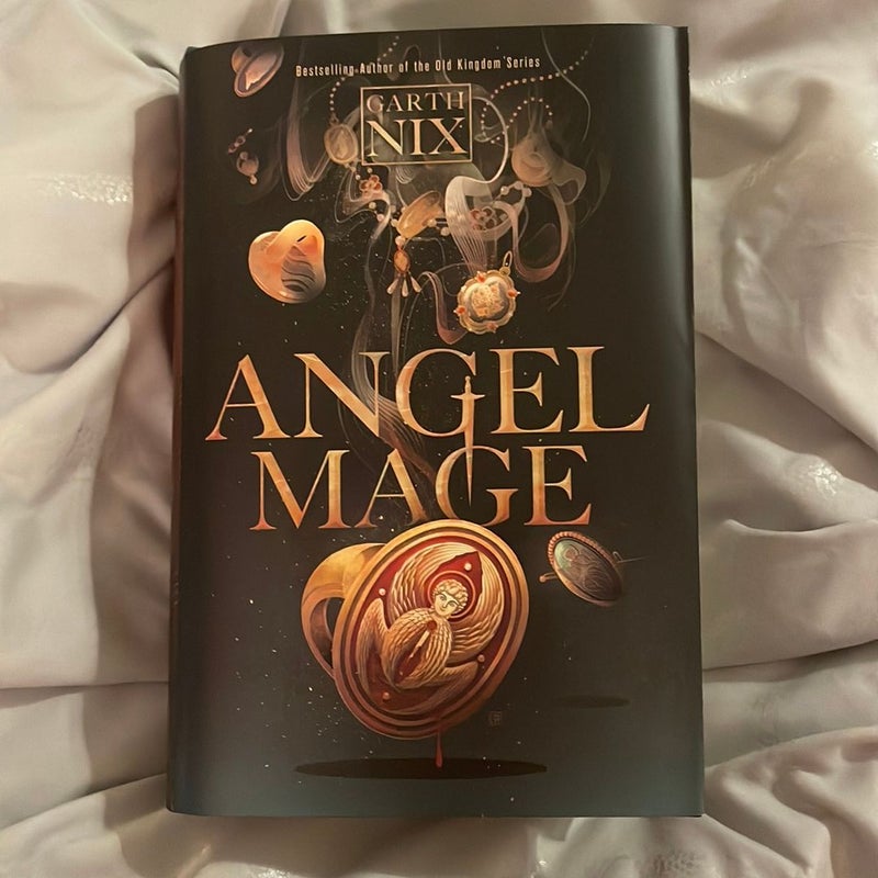 Signed: Angel Mage by Garth Nix, Hardcover | Pangobooks