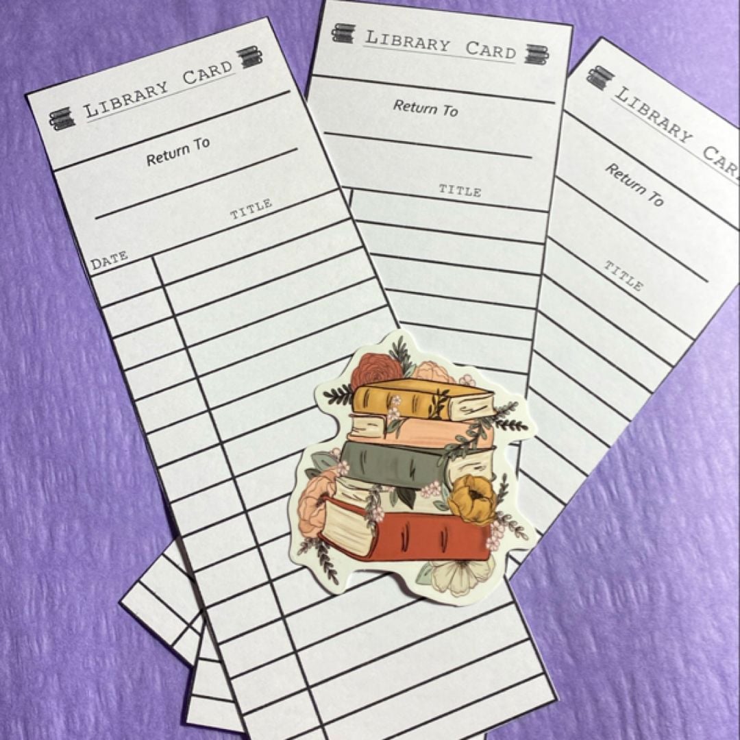 Library Card Bookmark by Me, Paperback | Pangobooks