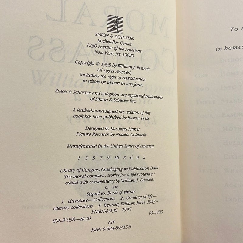 The Moral Compass by William J. Bennett, Hardcover | Pangobooks