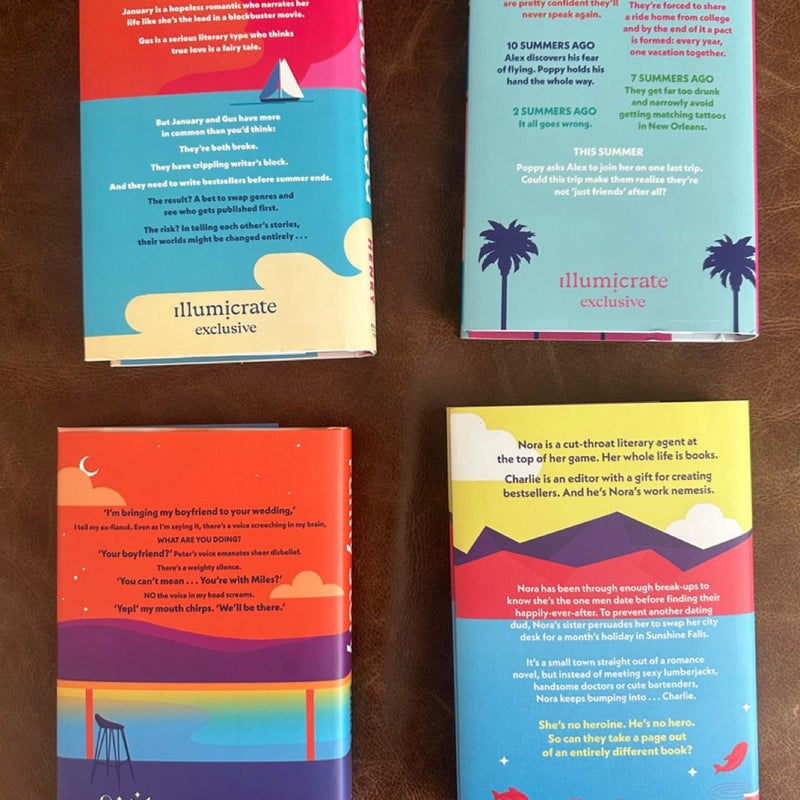 emily henry illumicrate set funny story beach read book lovers people ...