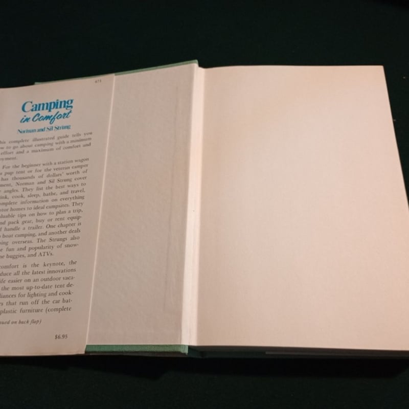 Camping in Comfort by Norman & Sil Strung, Hardcover | Pangobooks