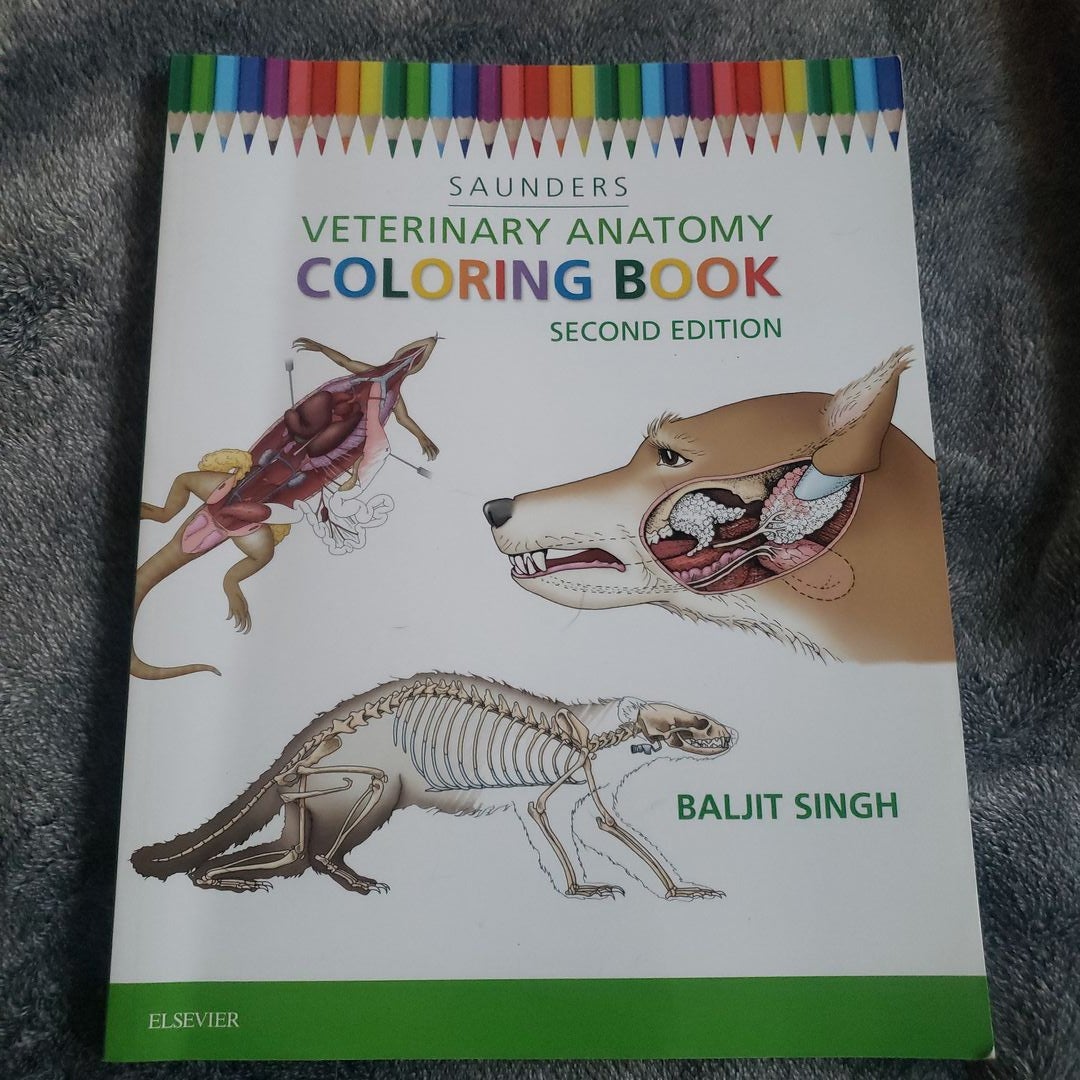 Veterinary Anatomy Coloring Book by Baljit Singh, Paperback | Pangobooks