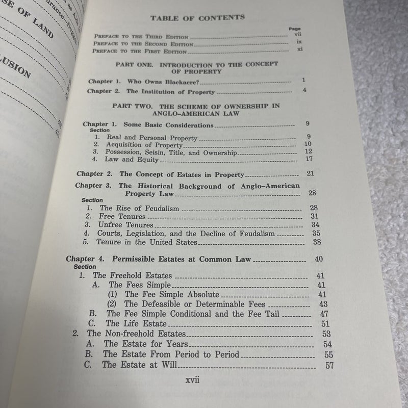 Principles of the Law of Property, 1989 by John E. Cribbet, Hardcover ...