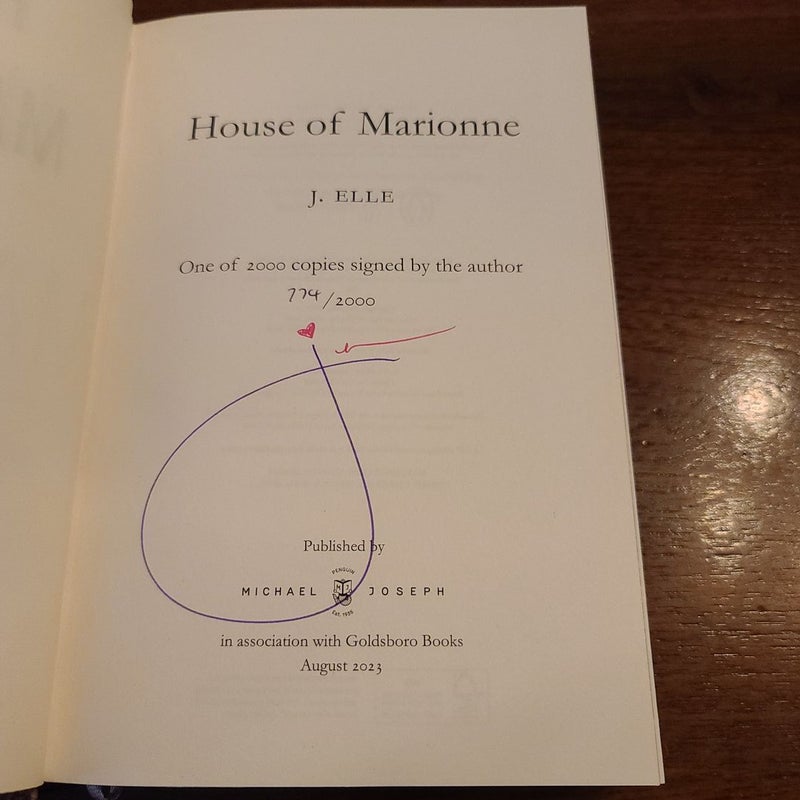 House of Marionne by J. Elle, Hardcover | Pangobooks