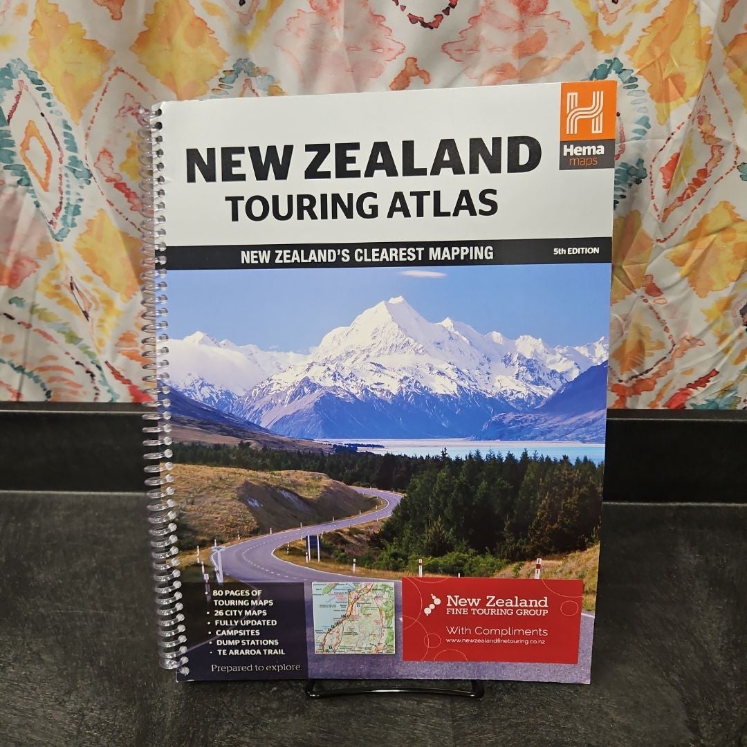 New Zealand Touring Atlas by Hema Maps New Zealand Staff
