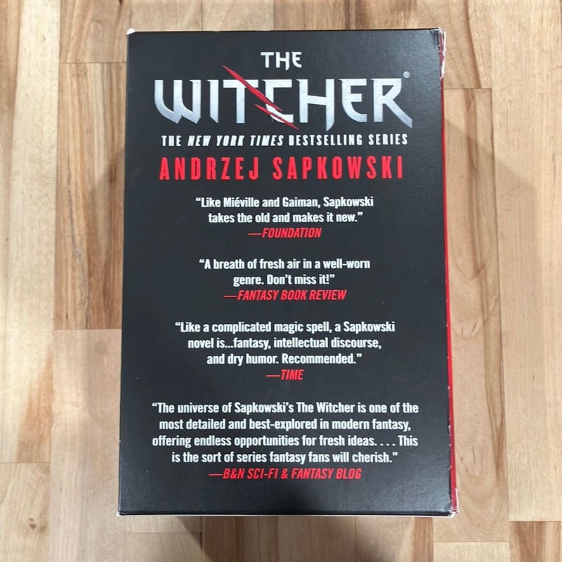 The Witcher Boxed Set: Blood of Elves, the Time of Contempt, Baptism of ...