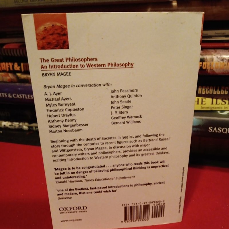 The Great Philosophers by Bryan Magee, Paperback | Pangobooks