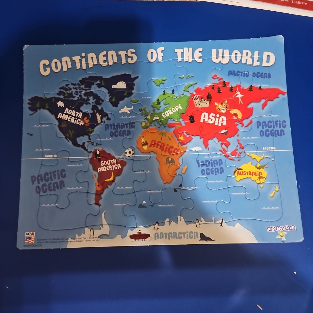Continents if the World by Playmonster, LLC, Paperback | Pangobooks