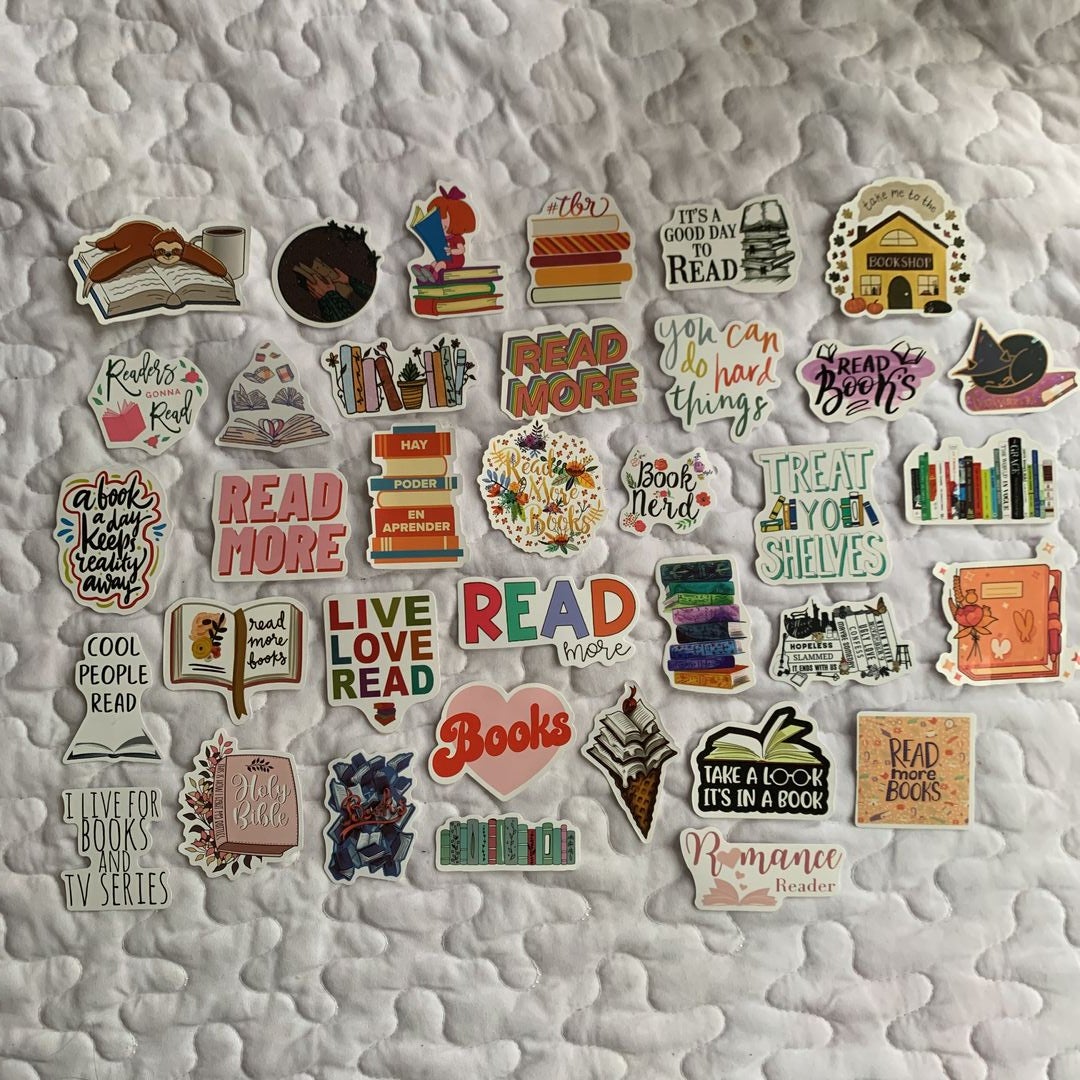 5 BOOK RELATED STICKERS! 📚 by N/A, Paperback | Pangobooks