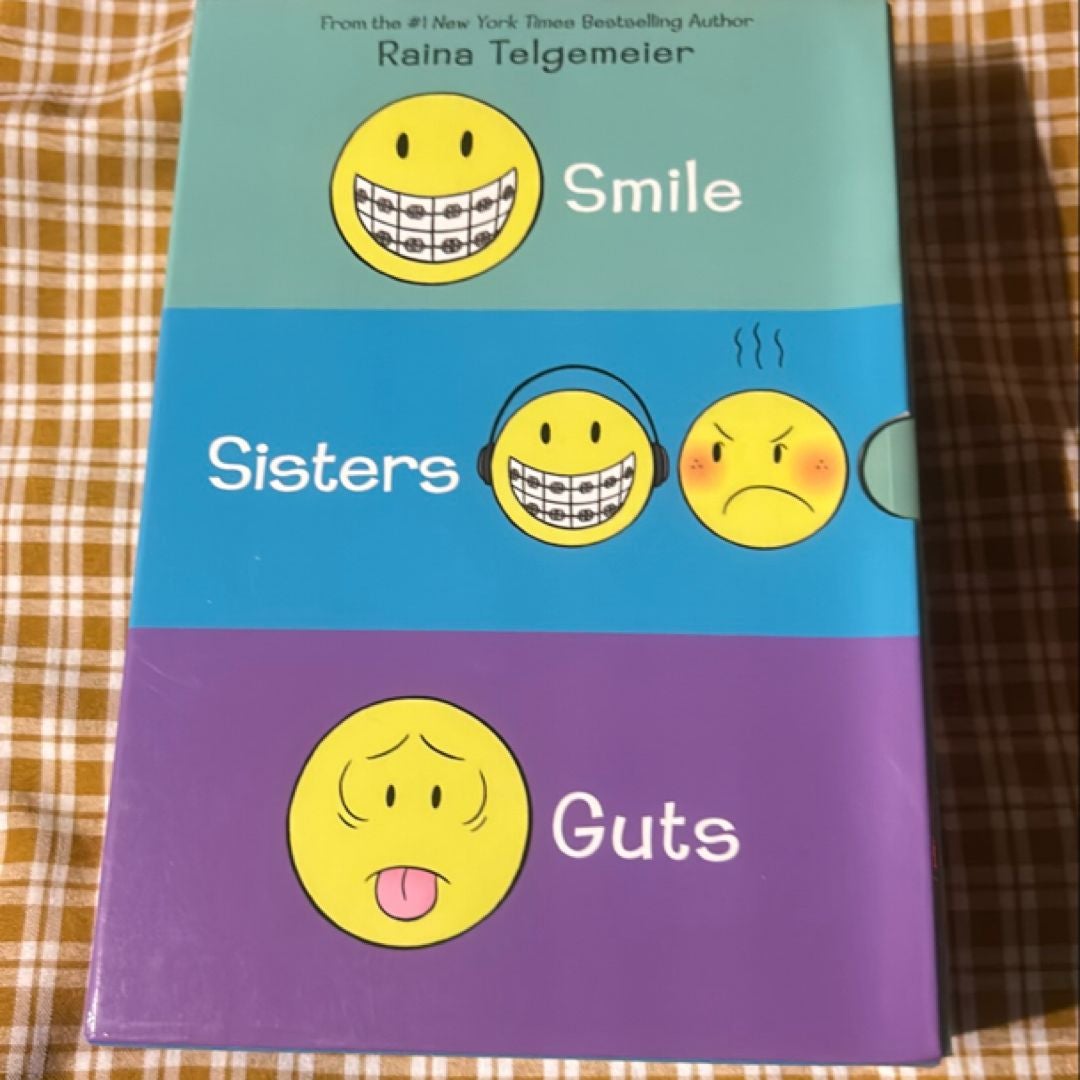 Smile, Sisters, and Guts by Raina Telgemeier