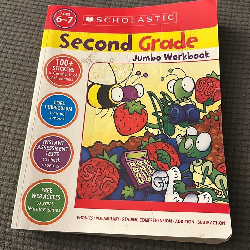 Scholastic Second Grade Jumbo Workbook by Scholastic, Paperback ...