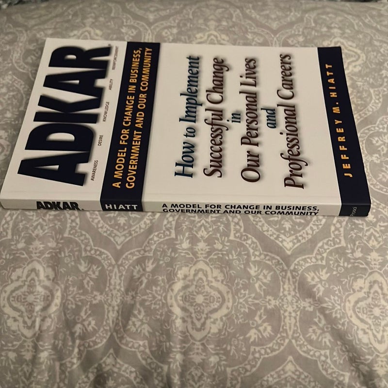 ADKAR by Jeff Hiatt, Paperback | Pangobooks