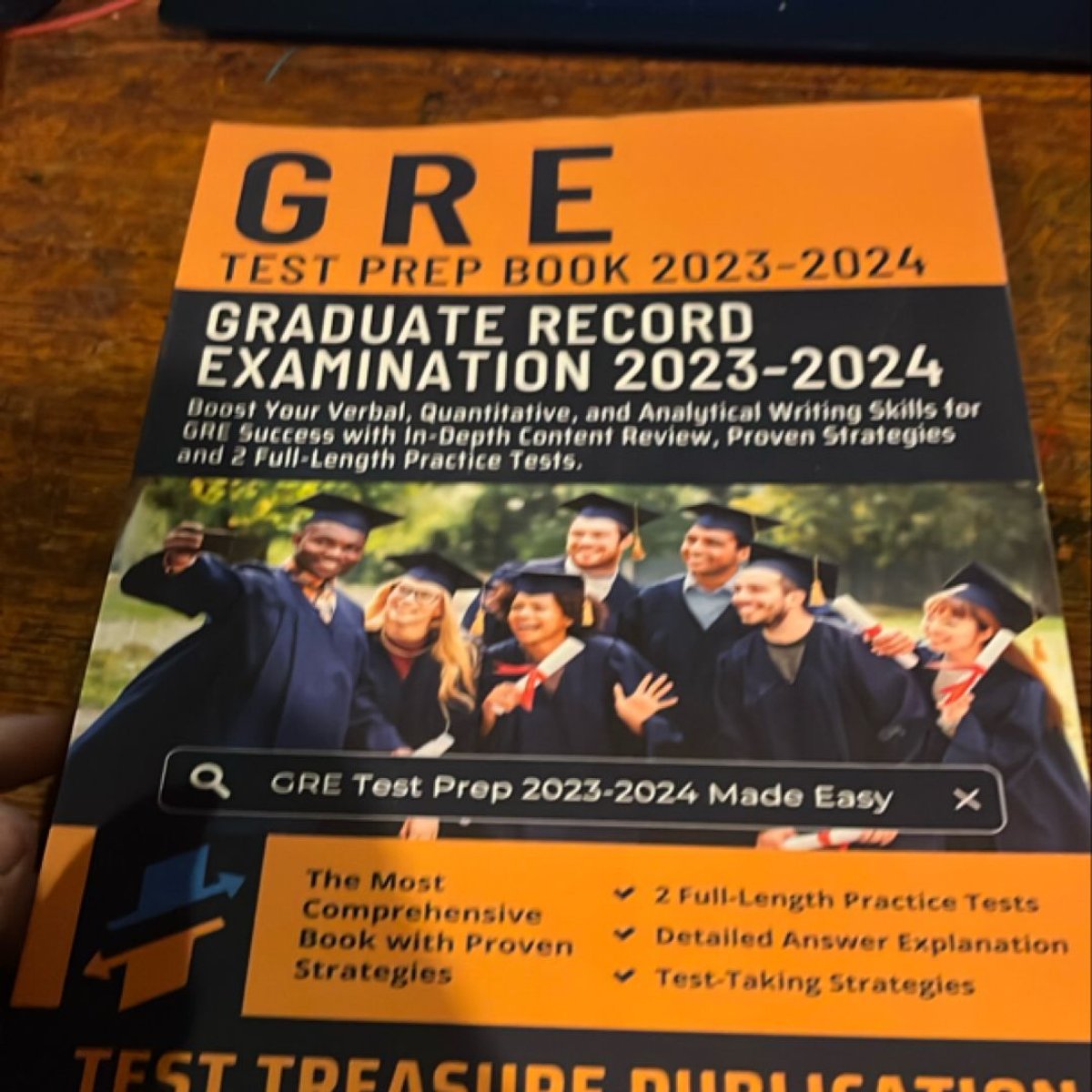 GRE Test Prep Book 2023-2024 by Test Publication