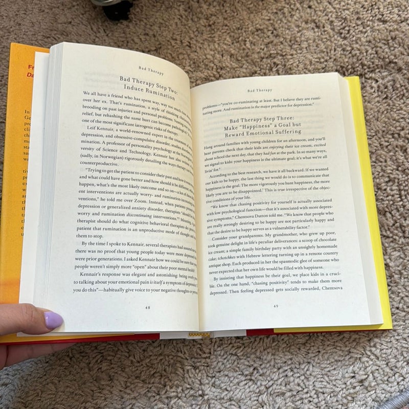 Bad Therapy by Abigail Shrier, Hardcover | Pangobooks