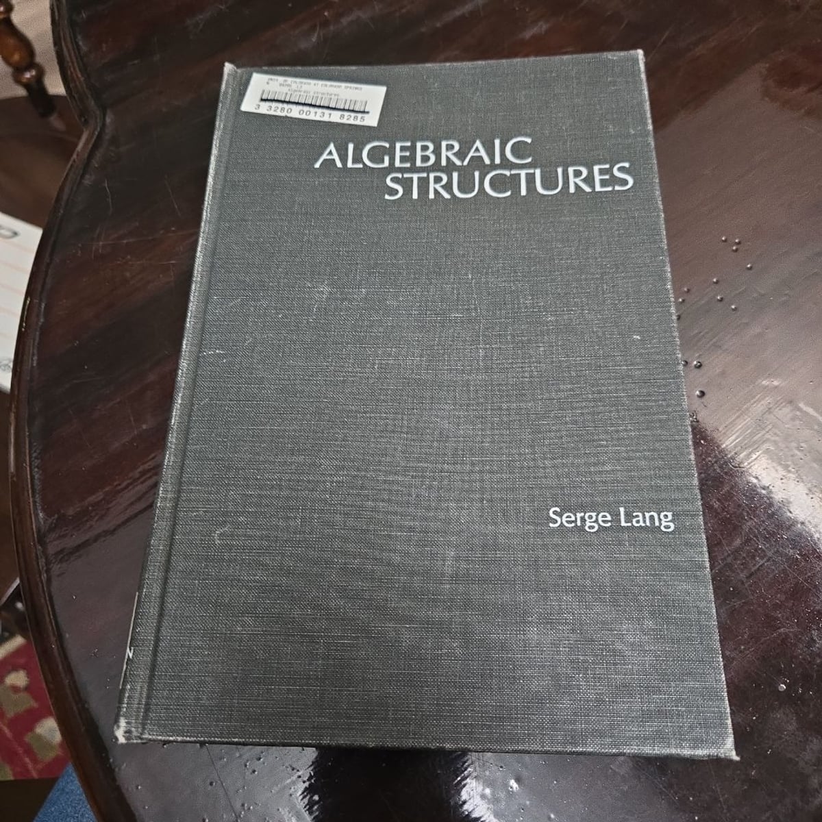 Algebraic Structures By Lang