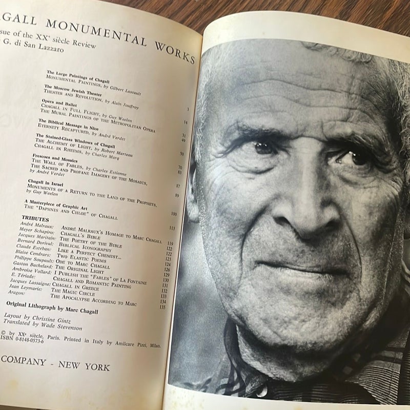 Chagall's Monumental Works by Wade Stevenson