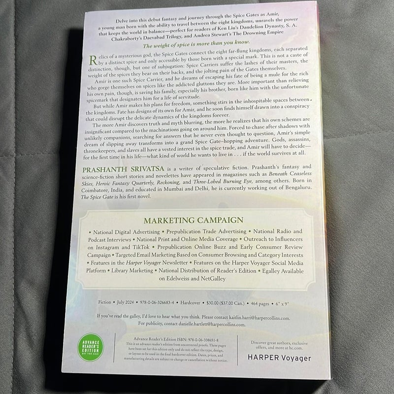 The Spice Gate ARC by Prashanth Srivatsa, Paperback | Pangobooks