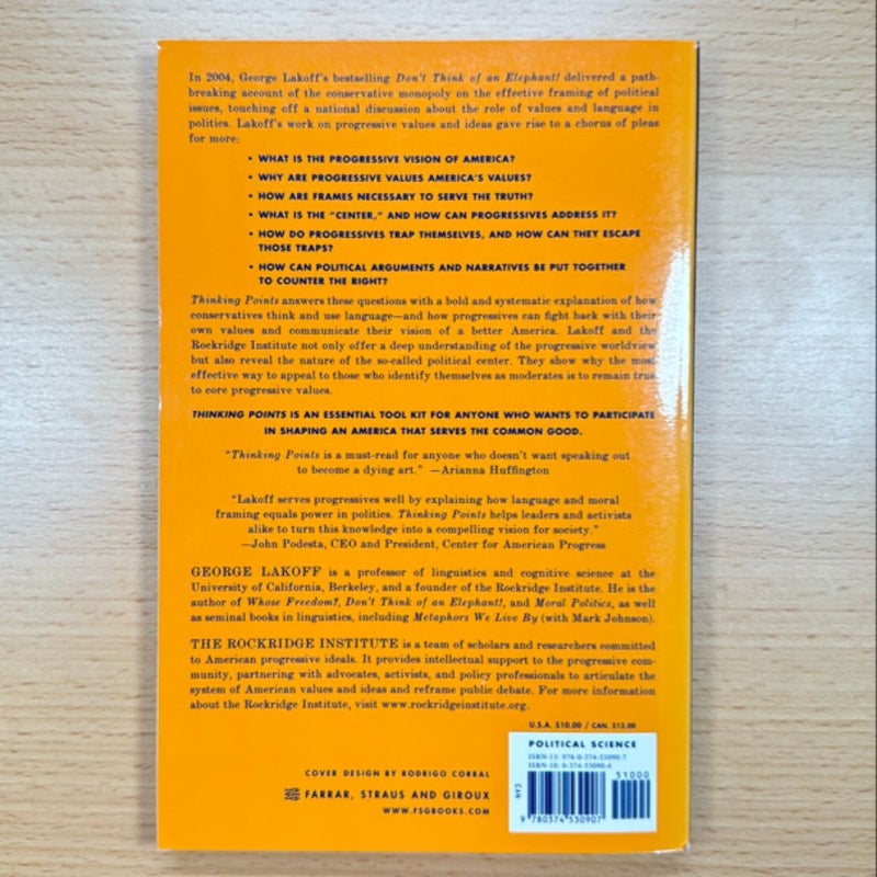 Thinking Points by George Lakoff