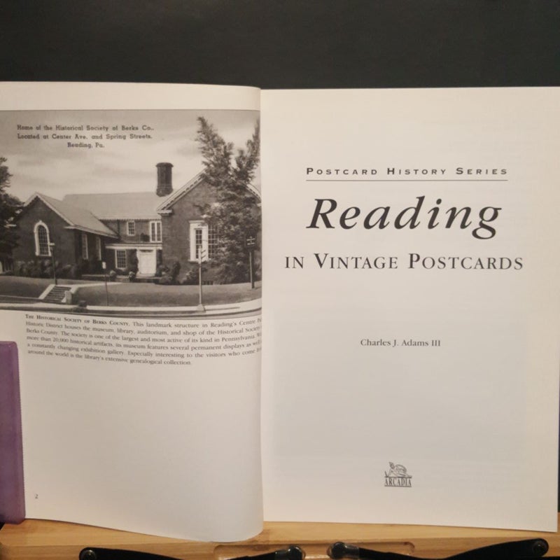 Reading in Vintage Postcards by Charles J. Adams III