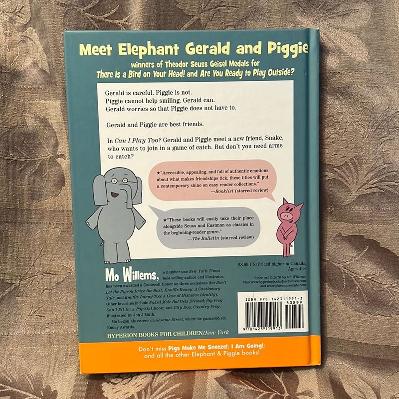 Can I Play Too? (an Elephant and Piggie Book) by Mo Willems