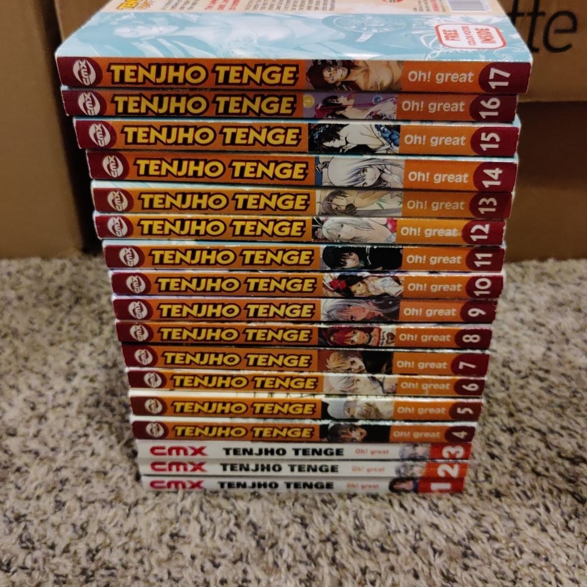 Tenjho Tenge (Tenjo Tenge) Volumes 1-17 by Oh! Great, Paperback ...