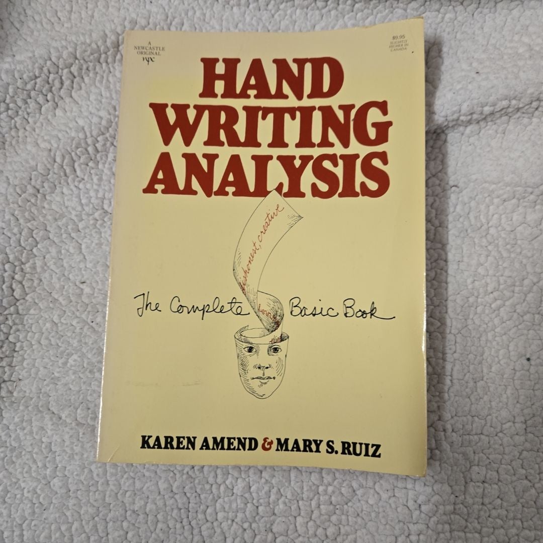 Hand Writing Analysis by Karen Amend & Mary S. Ruiz, Paperback | Pangobooks