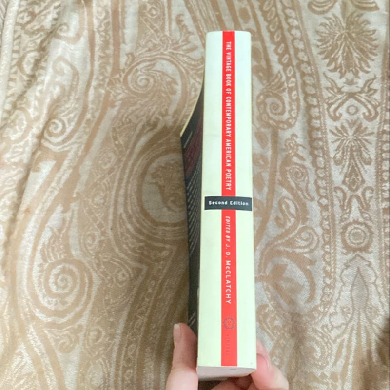 The Vintage Book of Contemporary American Poetry by J. D. McClatchy