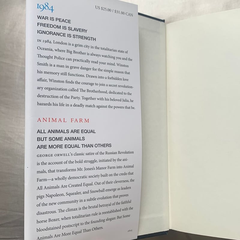 Animal Farm And 1984 by George. Orwell, Hardcover | Pangobooks