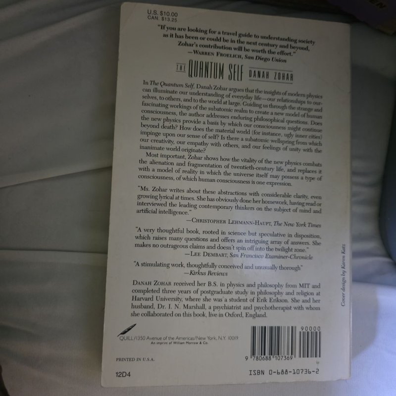 The Quantum Self by Danah Zohar