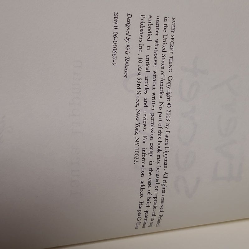 Every Secret Thing by Laura Lippman