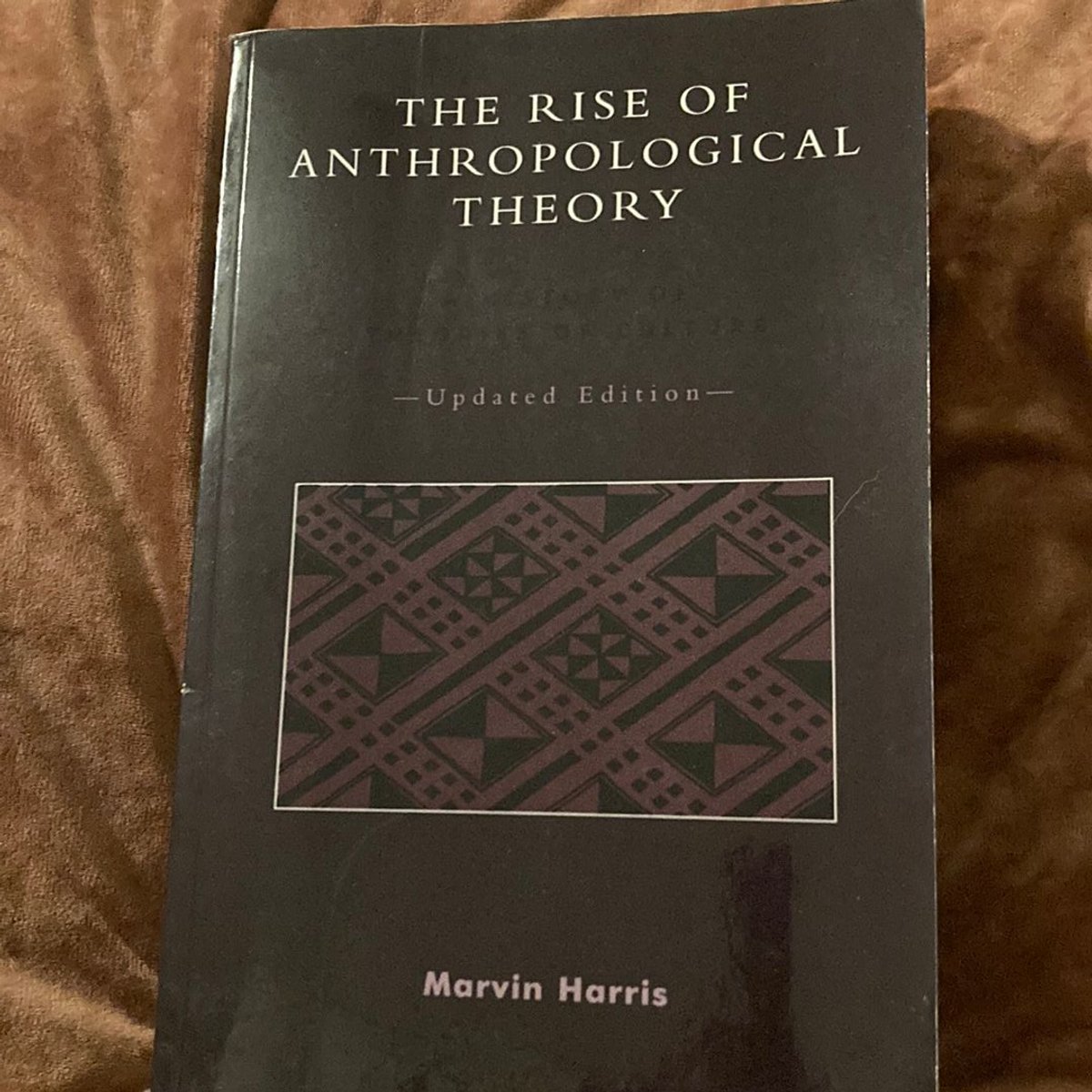The Rise of Anthropological Theory by Marvin Harris