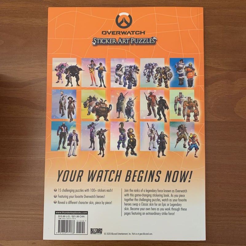 Overwatch Sticker Art Puzzles by Editors of Thunder Bay Press ...