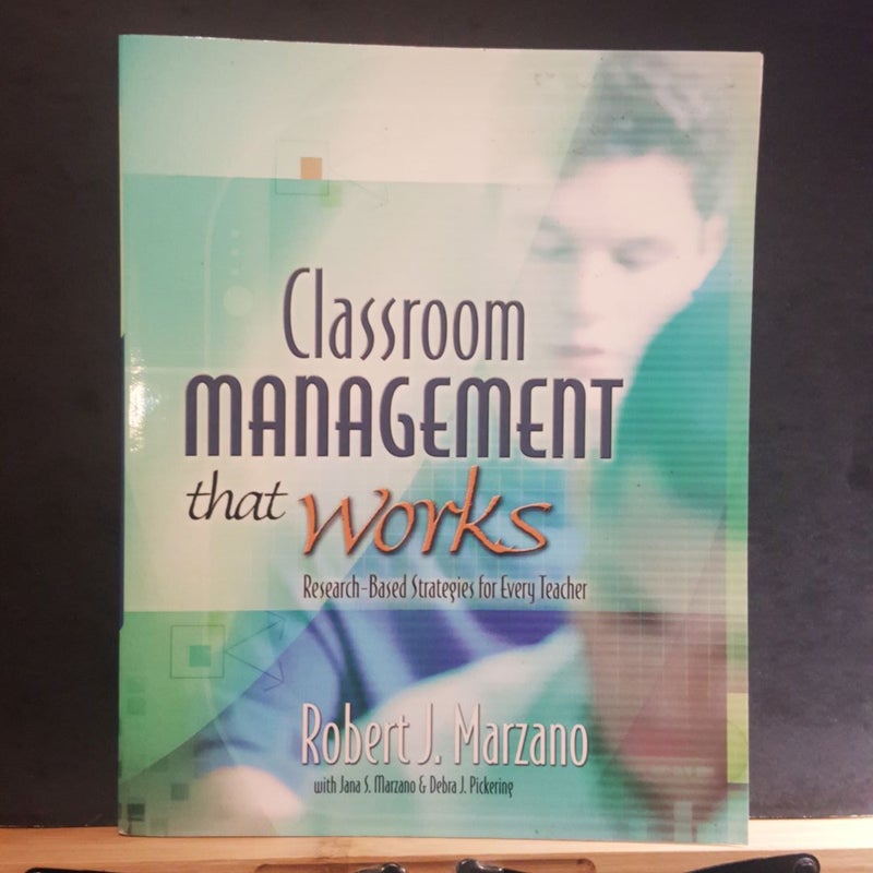 Classroom Management That Works by Robert J. Marzano; Jana S. Marzano ...