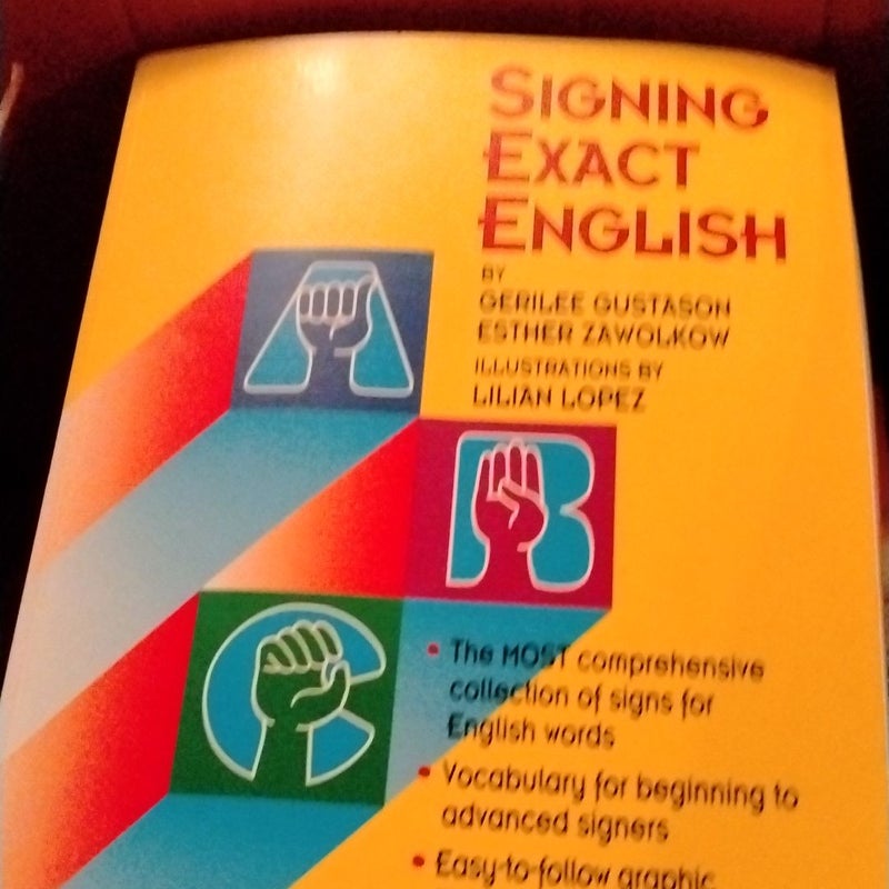 Signing Exact English by Gerilee Gustason, Paperback | Pangobooks