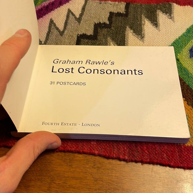Lost Consonants by Graham Rawle, Paperback | Pangobooks