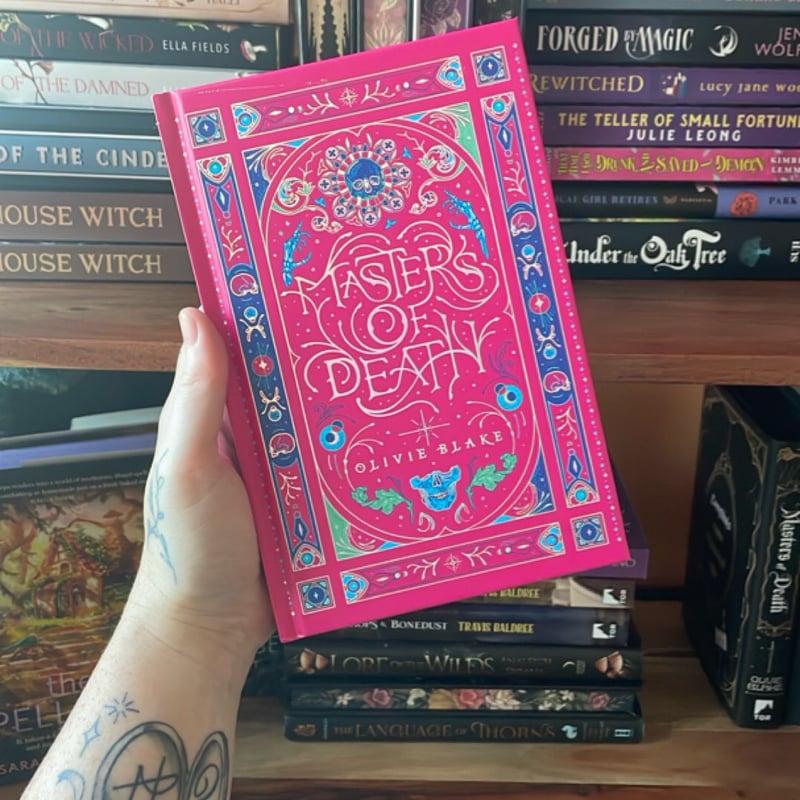 Masters of Death SIGNED by Olivie Blake, Hardcover | Pangobooks