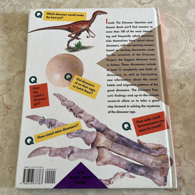 Dinosaur Question and Answer Book by Owl Magazine Editors