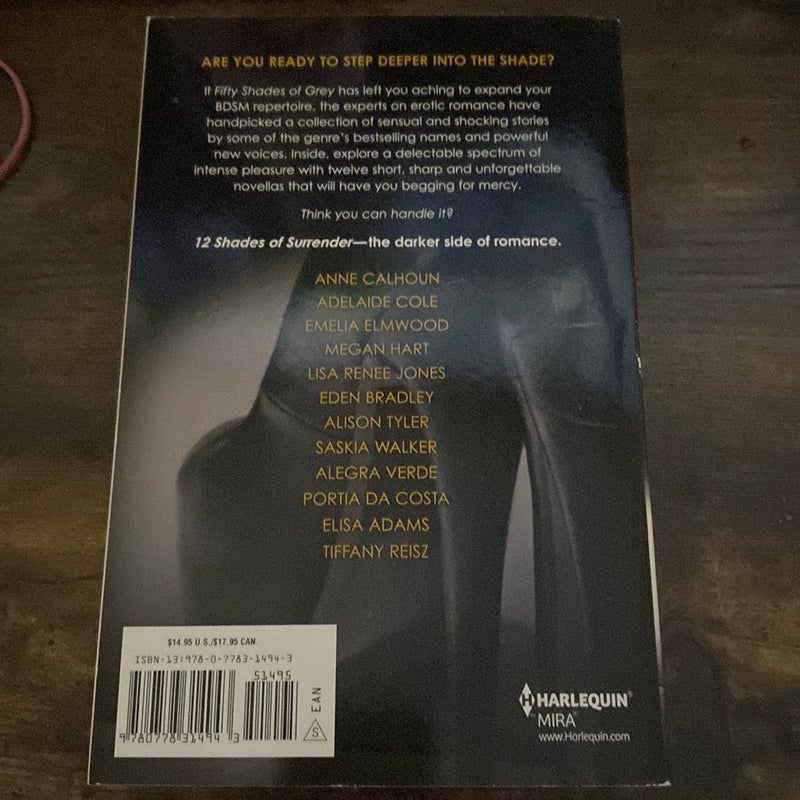 12 Shades of Surrender by Anne Calhoun, Adelaide Cole, Emelia Elmwood, Megan Hart, Lisa Renee ...