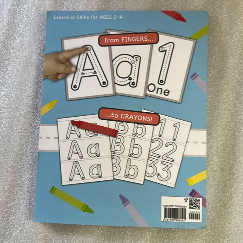 The Big Book of Letter Tracing Practice for Toddlers: from Fingers to ...