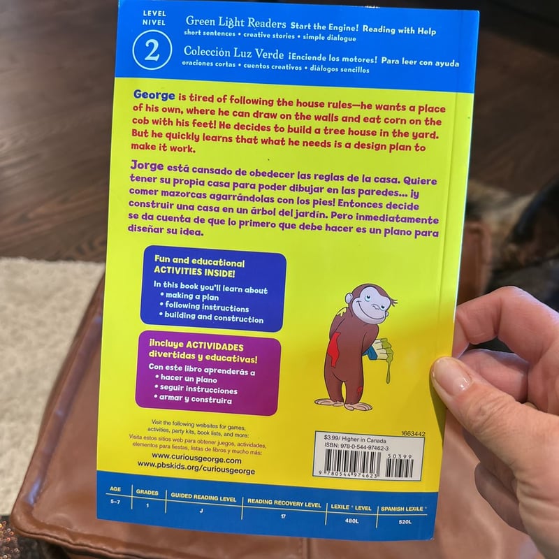 Curious George Builds Tree House/Jorge el Curioso Construye una Casa en ...