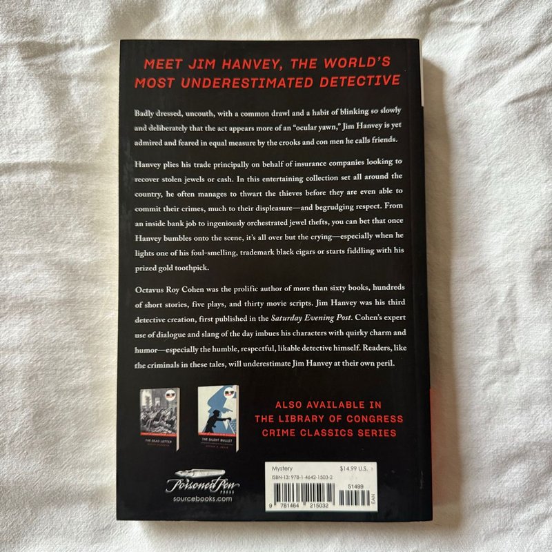 Jim Hanvey, Detective by Octavus Cohen