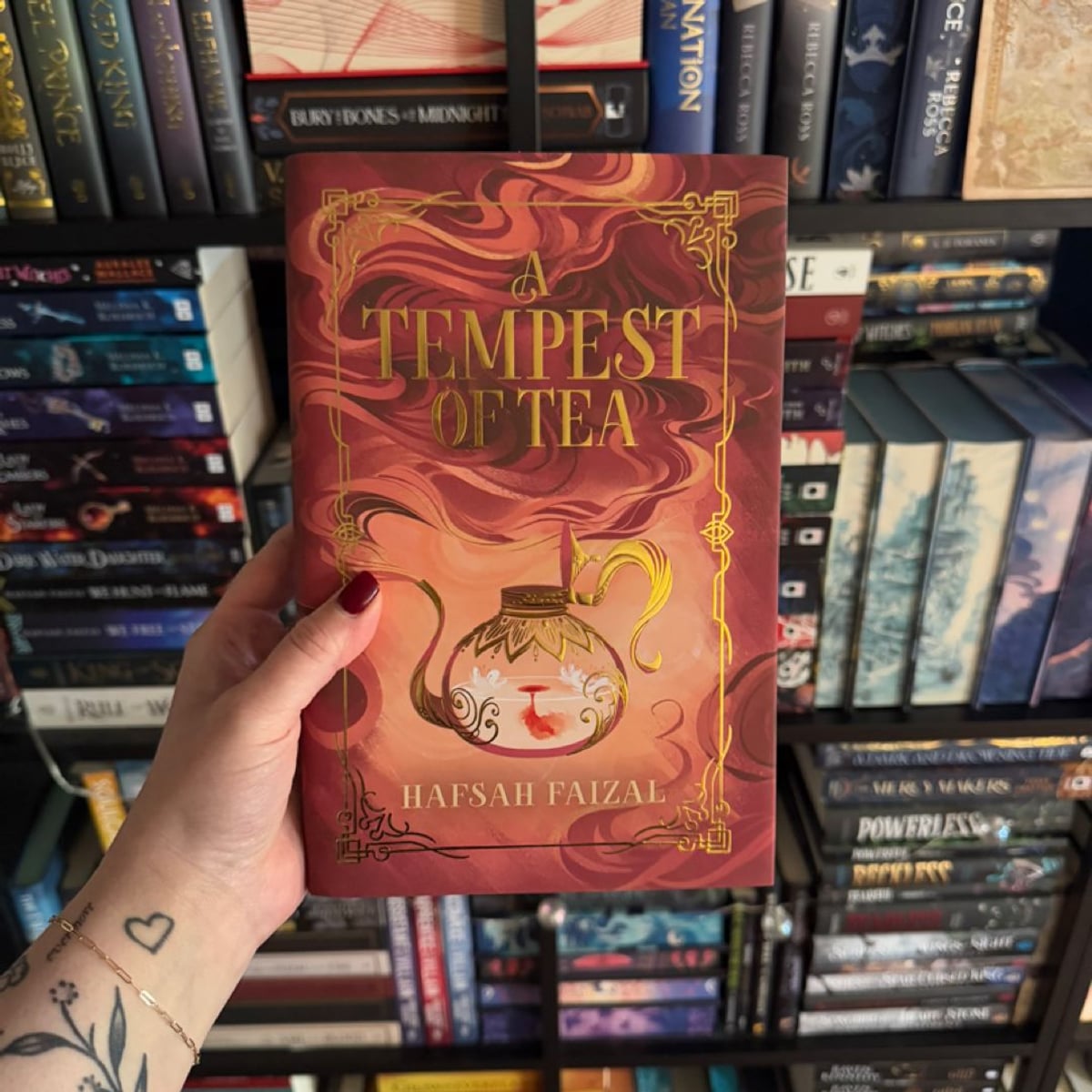A Tempest of Tea (Fairyloot edition) by Hafsah Faizel, Hardcover ...