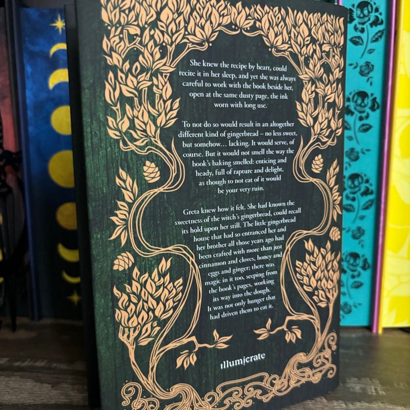 Illumicrate after the forest - stenciled edges, hardcover design ...