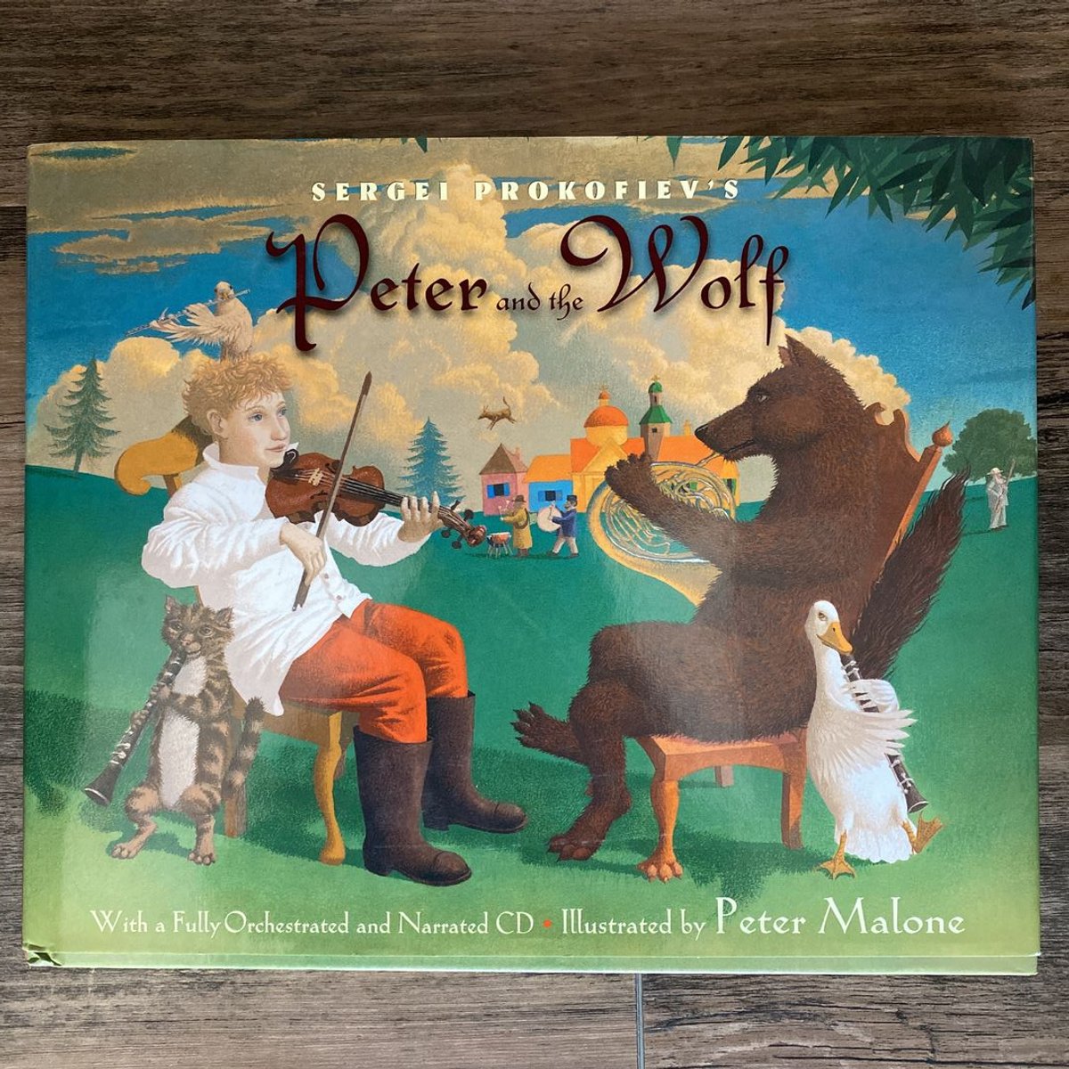 Sergei Prokofiev's Peter and the Wolf by Sergei Prokofiev, Janet Schulman