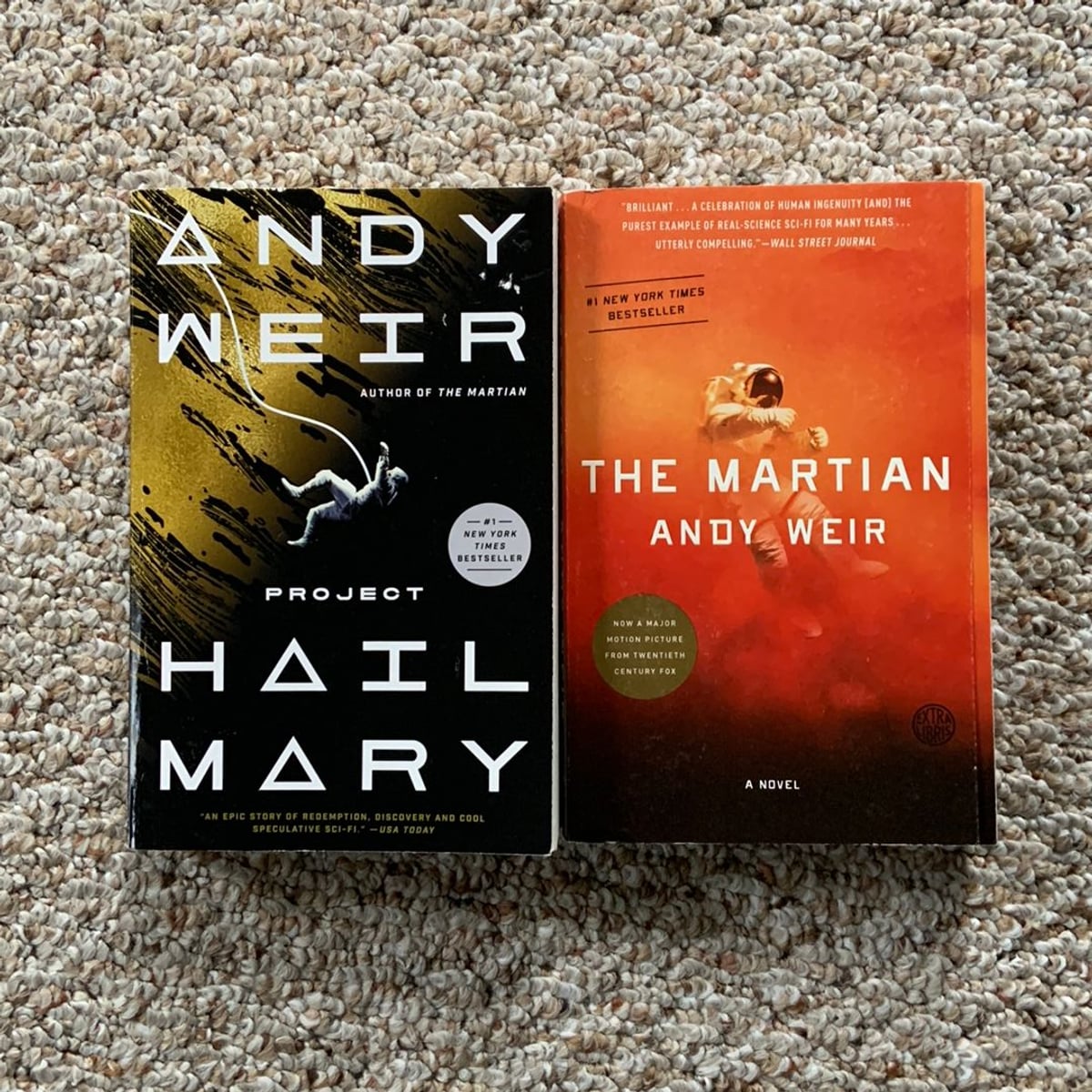 Project Hail Mary & The Martian by Andy Weir, Paperback | Pangobooks