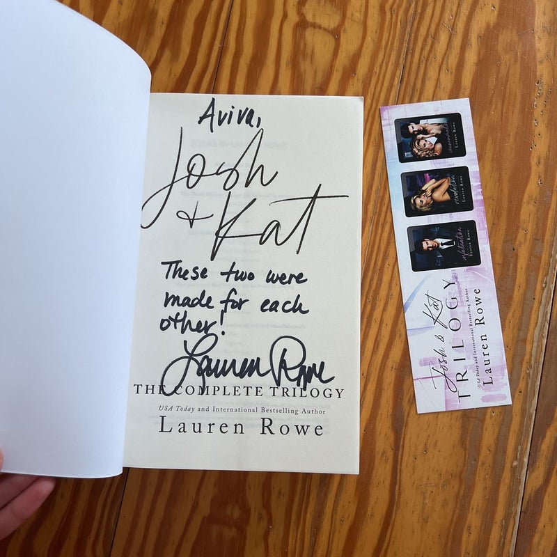 The Josh & Kat Trilogy by Lauren Rowe, Paperback | Pangobooks