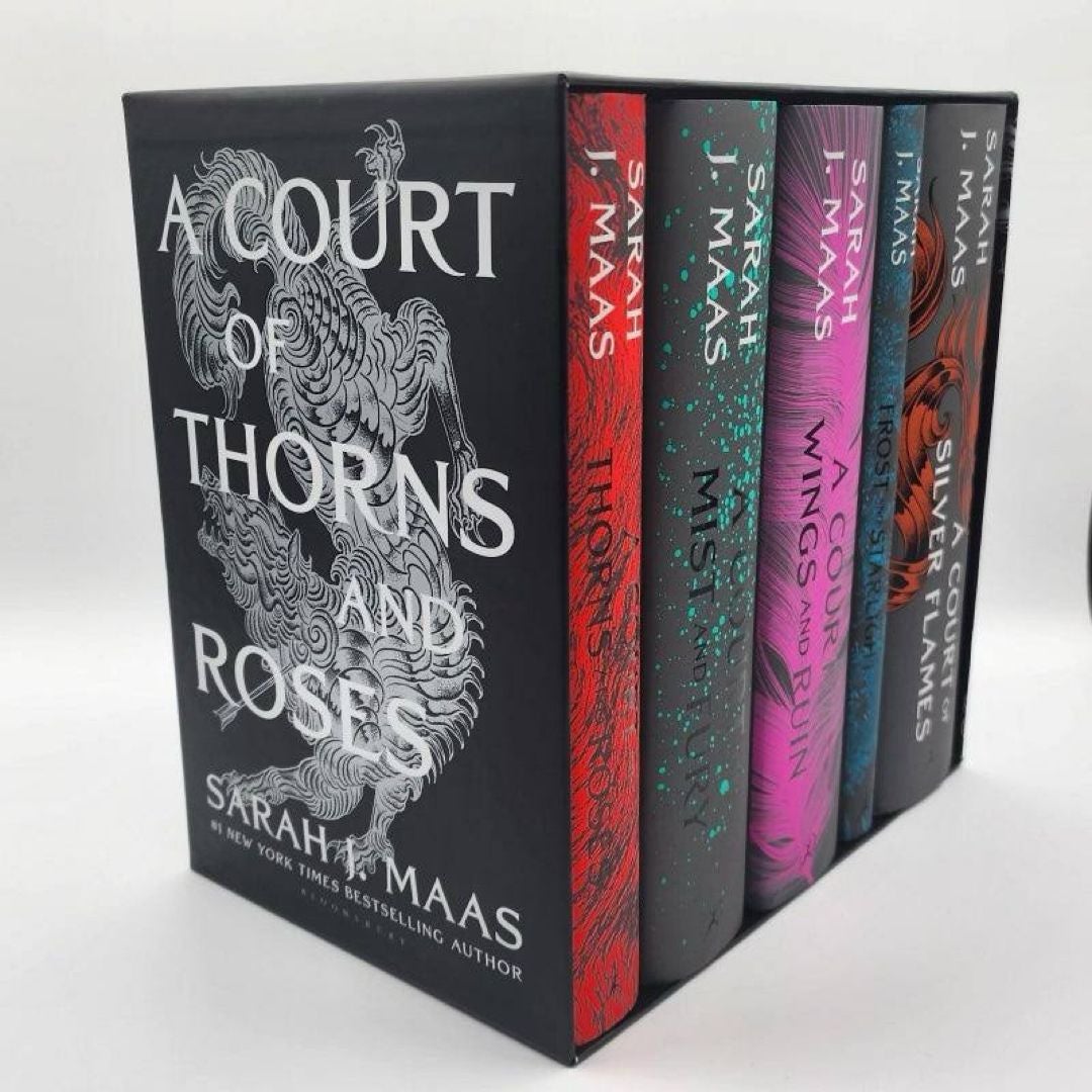 ACOTAR Series Hardcover Books Full 5 Book Set NEW by Sarah J Maas ...