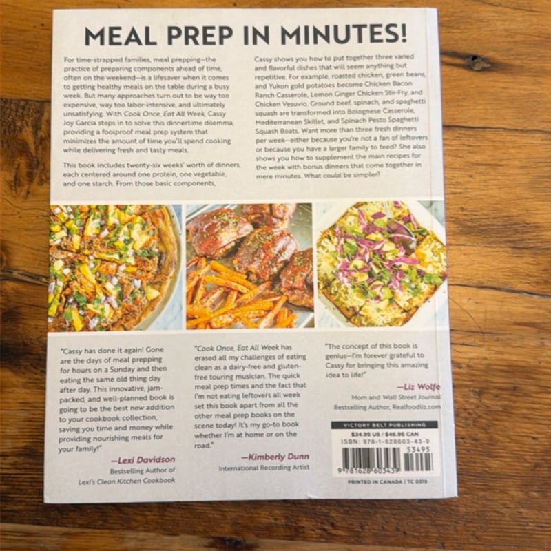 Cook Once, Eat All Week by Cassy Joy Garcia
