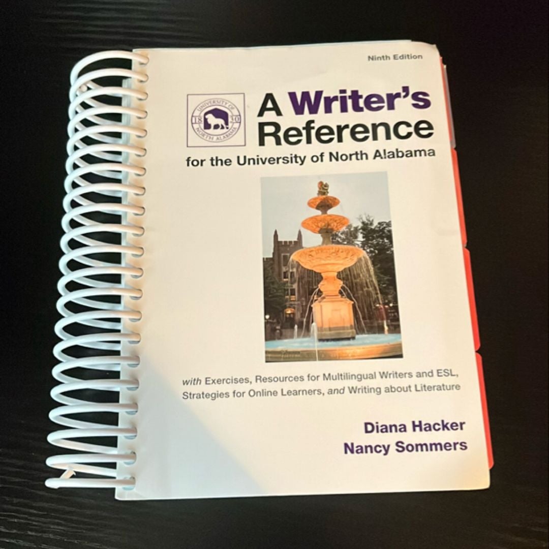 A Writer’s Reference for the Univeristy of North Alabama by Diana ...
