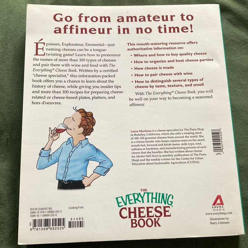 The Everything Cheese Book by Laura Martinez